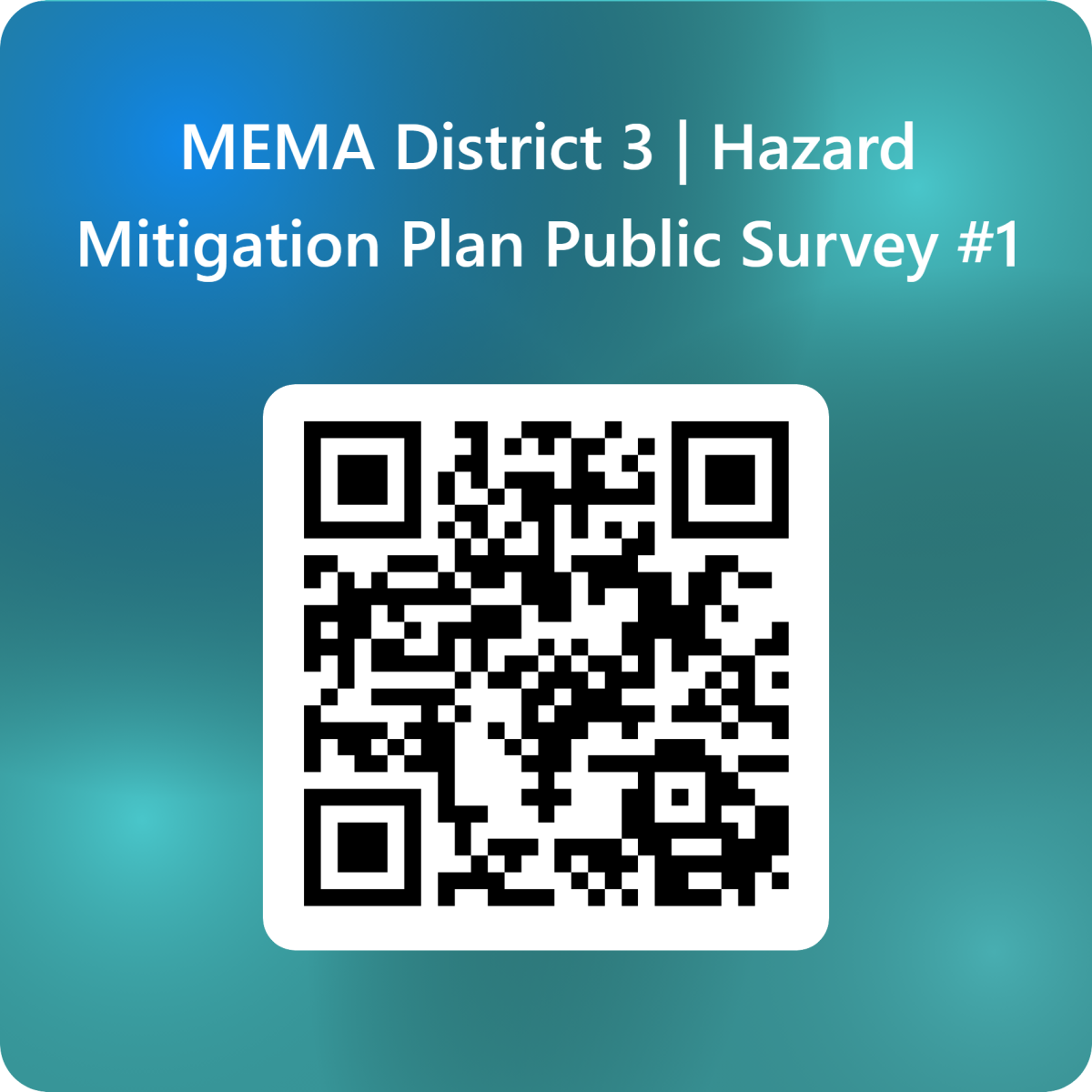 QR Code for District 3 Hazard Mitigation Public Safety Survey ...
